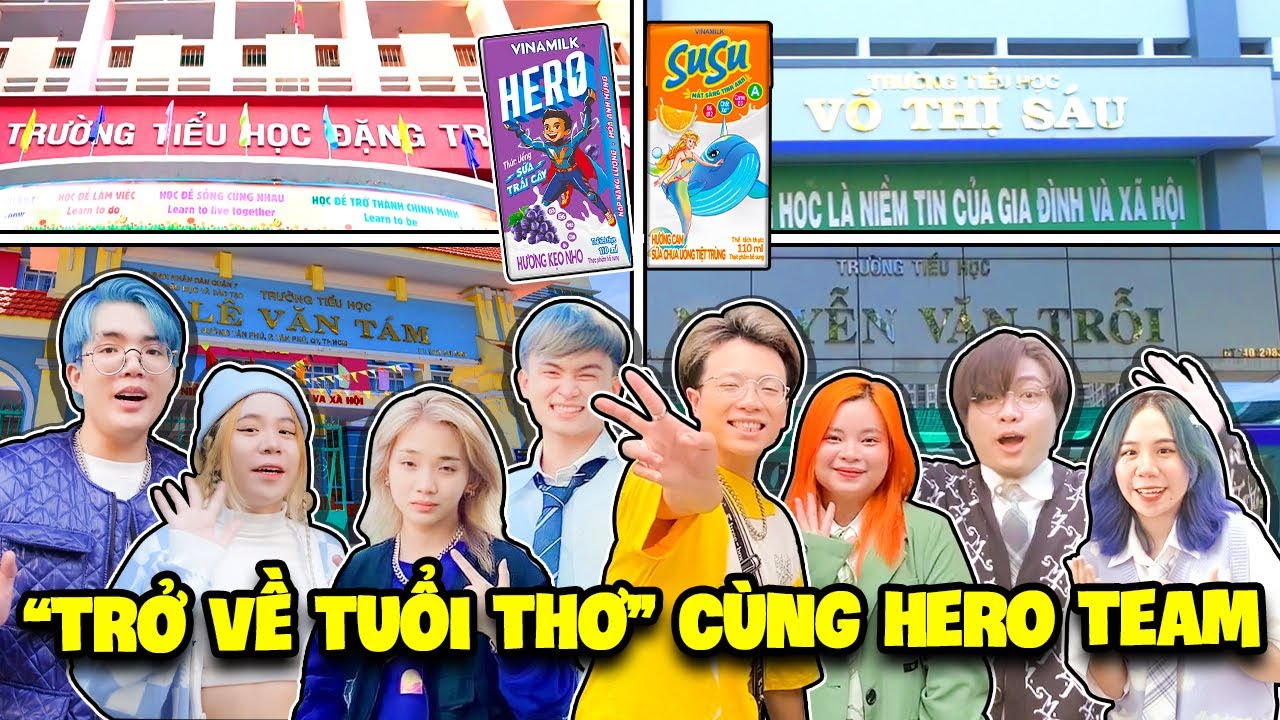 HERO TEAM ĐẾN TRƯỜNG THAM GIA NGÀY HỘI BẢO VỆ MÔI TRƯỜNG CÙNG SUSU ...