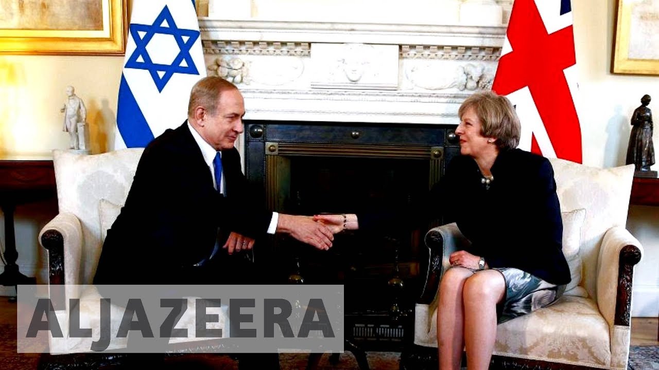 Israeli PM Netanyahu visits UK to mark Balfour centenary - YouTube
