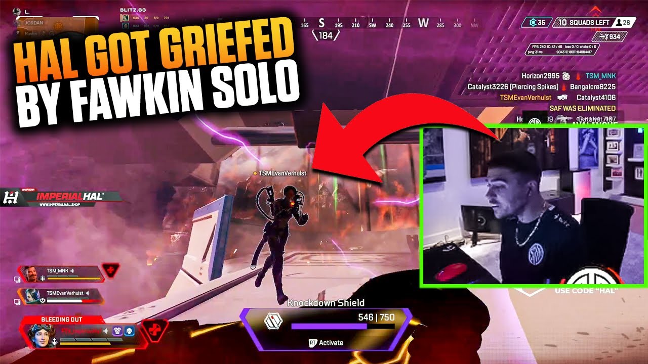 TSM Imperialhal Rage After Getting Griefed By SOLO Catalyst in Scrims ...