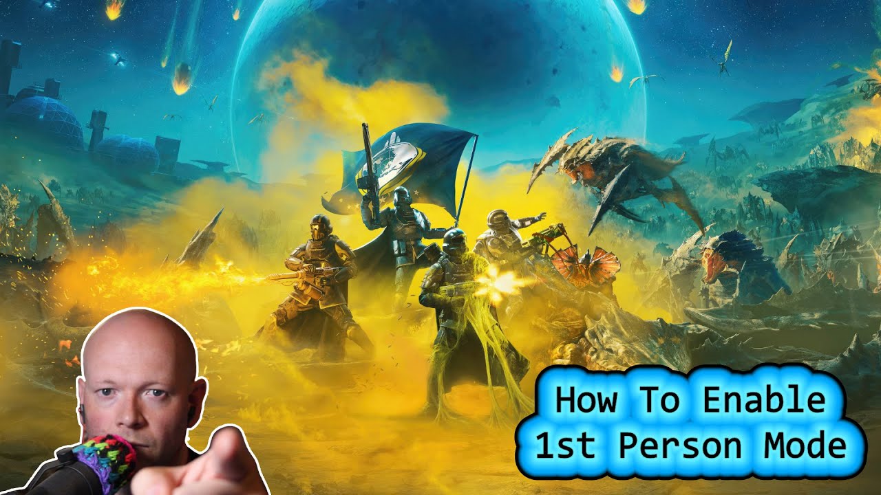 Helldivers 2 How To Switch To First Person Mode - YouTube
