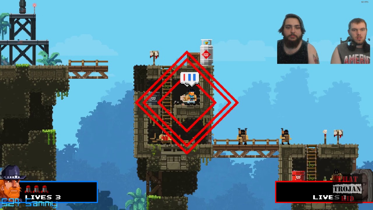 Broforce Co-Op with Trojan - YouTube