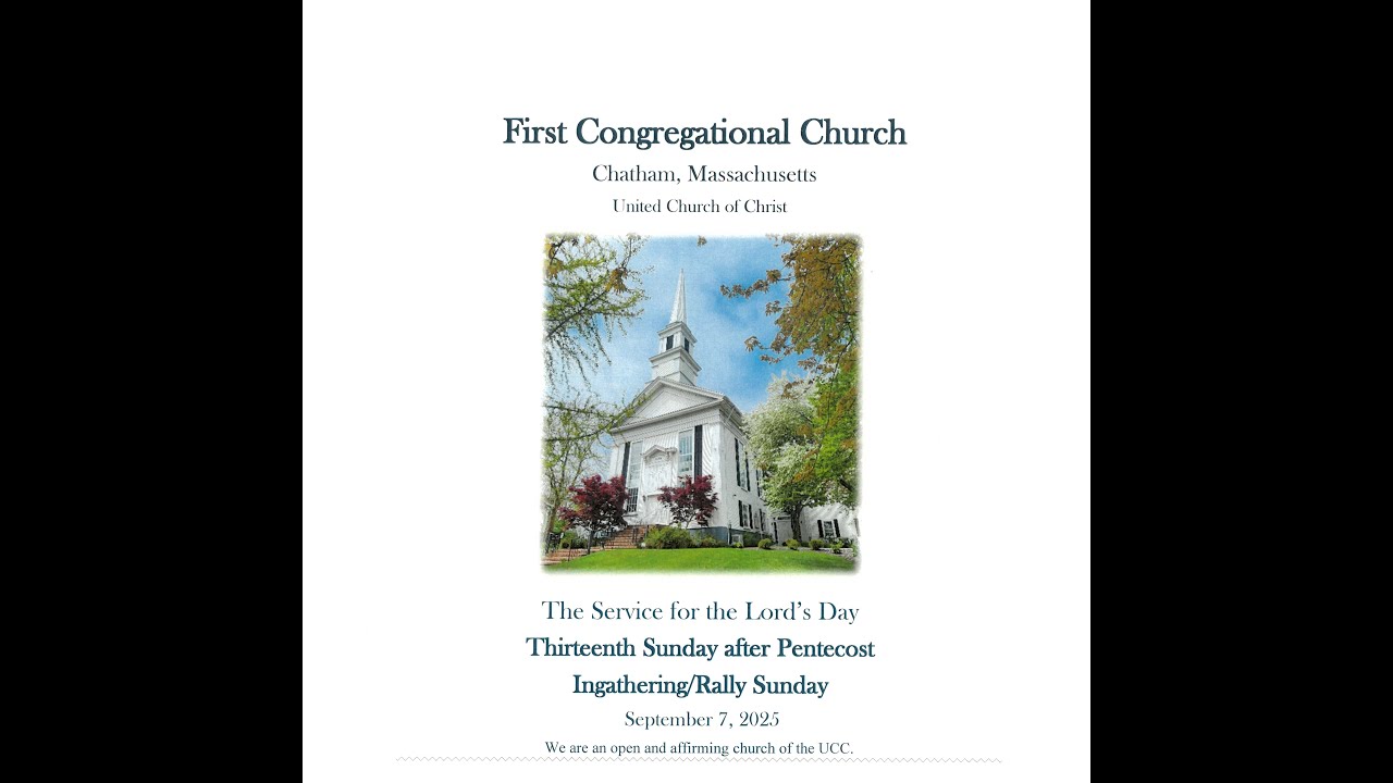 First Congregational Church of Chatham, Sept. 14, 2025 - YouTube