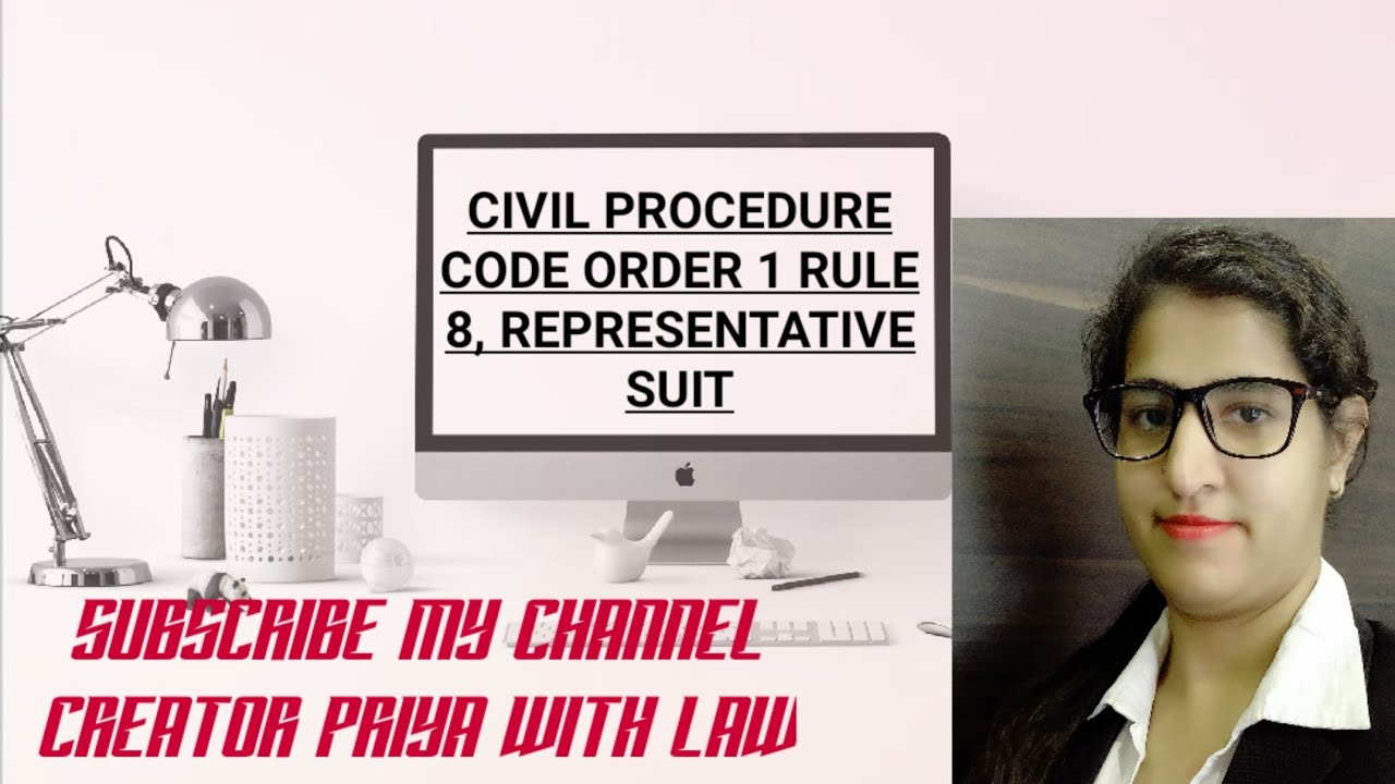 Civil procedure code Order 1 Rule 8 CPC Representative suit - YouTube