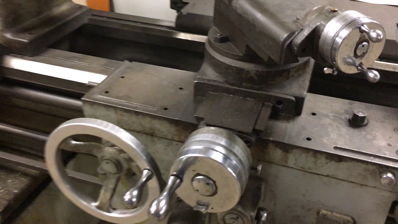 Monarch Series 60 24" x 30" Lathe vid 1 - YouTube