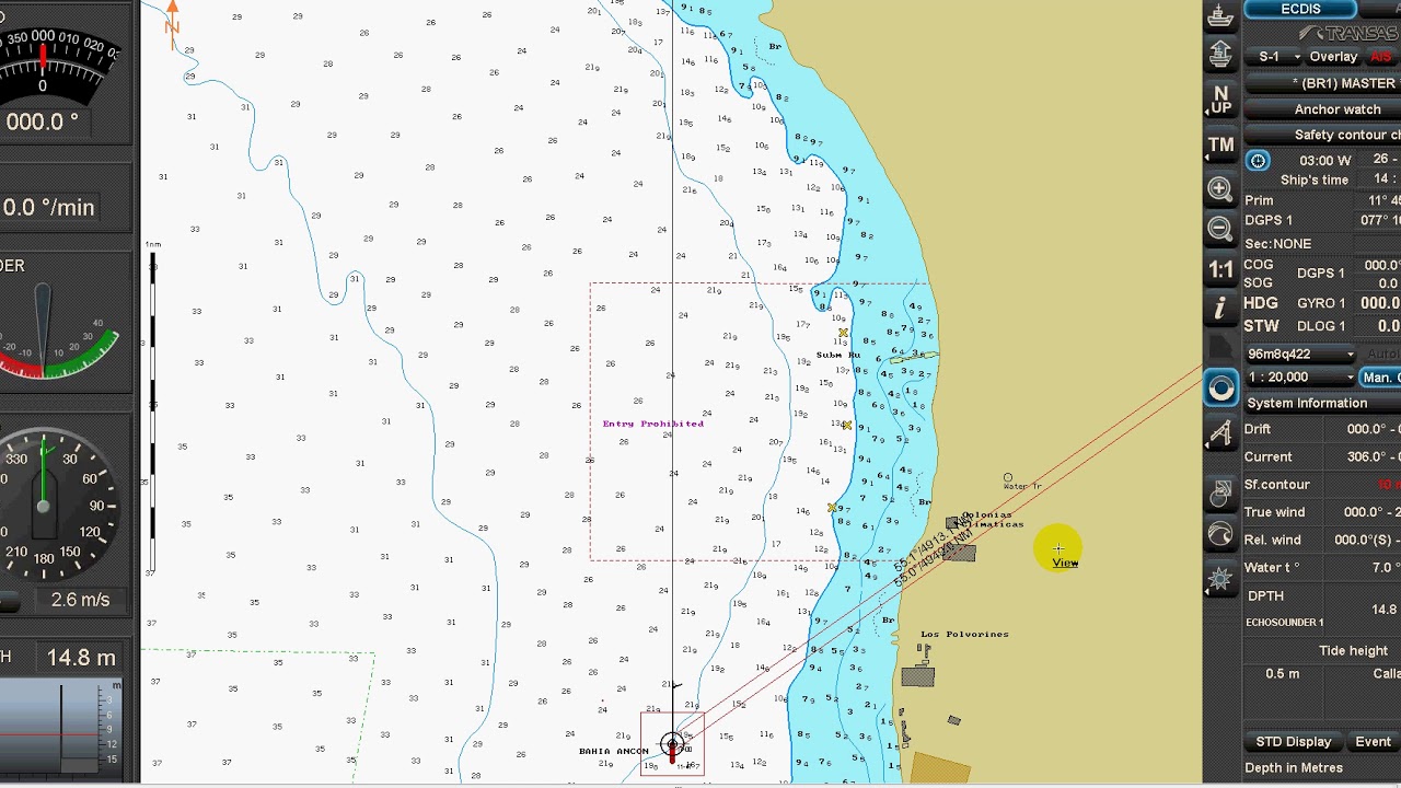 Funcionalidad del cursor ecdis - YouTube