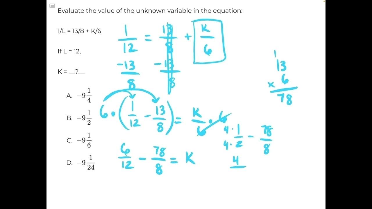 DAT Quantitative Reasoning Free Practice Question 1 - YouTube
