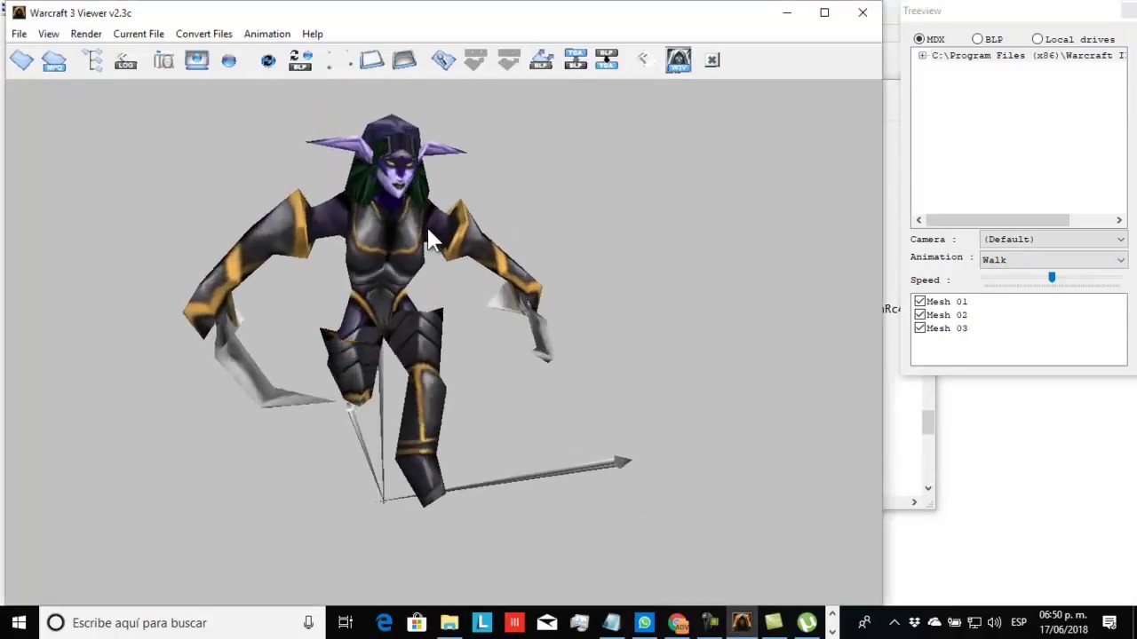 Warcraft 3 Viewer | Swordmaiden by Mecheon | [mdx,mdl for War3TFT ...