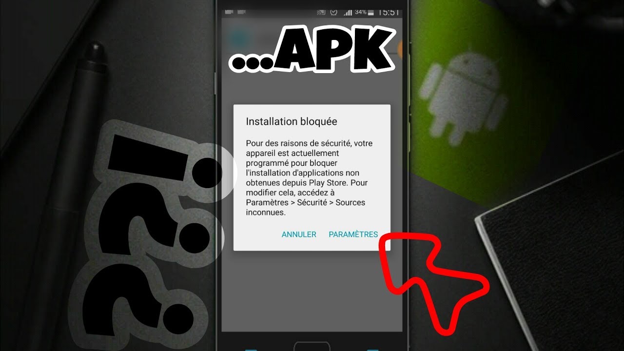 🔷Comment installer les application en mode apk !!? - YouTube