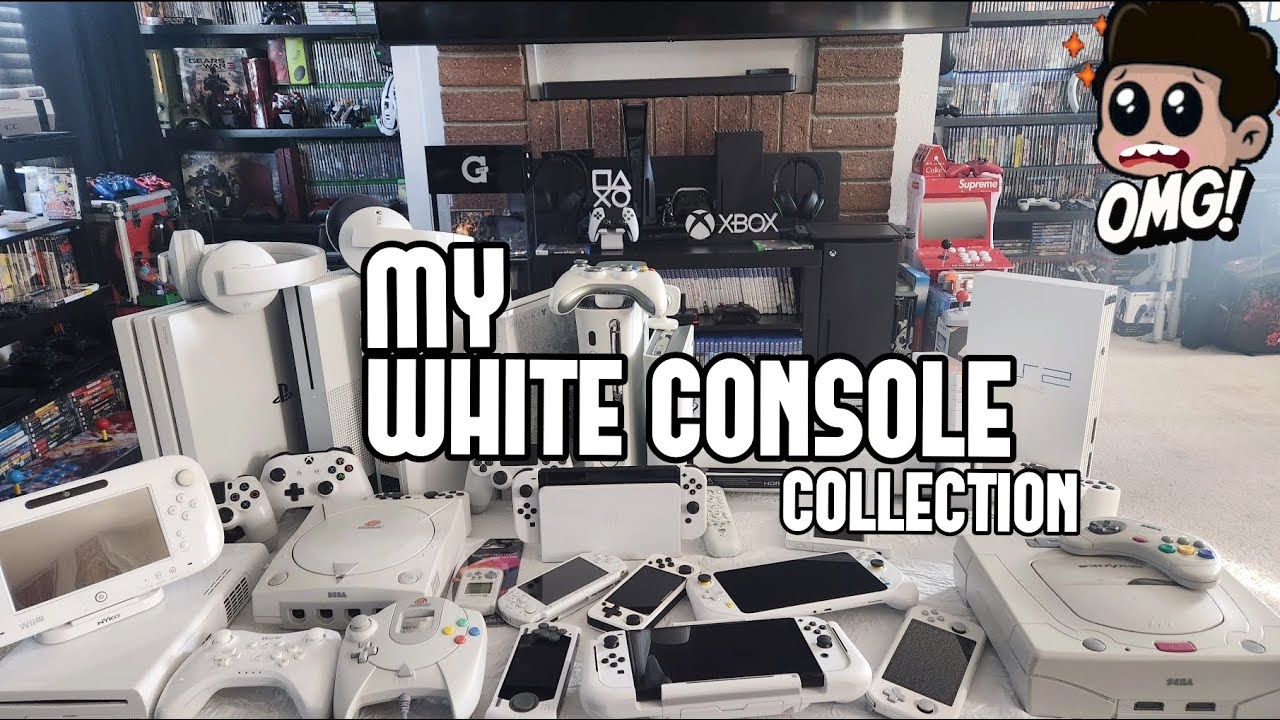 MY WHITE CONSOLE COLLECTION - YouTube
