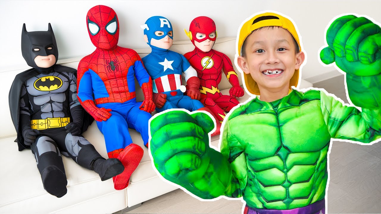 BooTiKaTi Pretend Plays Superheroes for 24H Ultimate Rescue: Helping ...