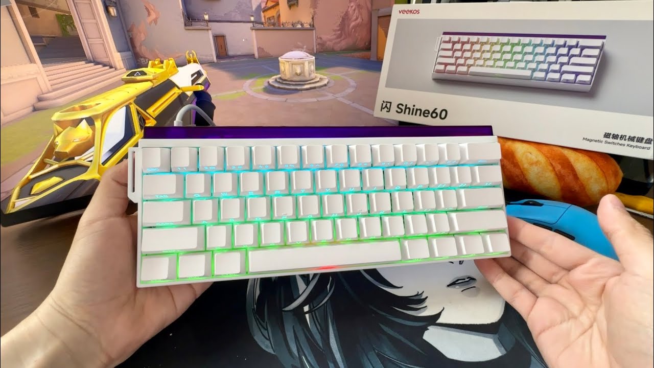 Teclado Magnético Custo Benefício insano - AKKO Shine 60 - YouTube