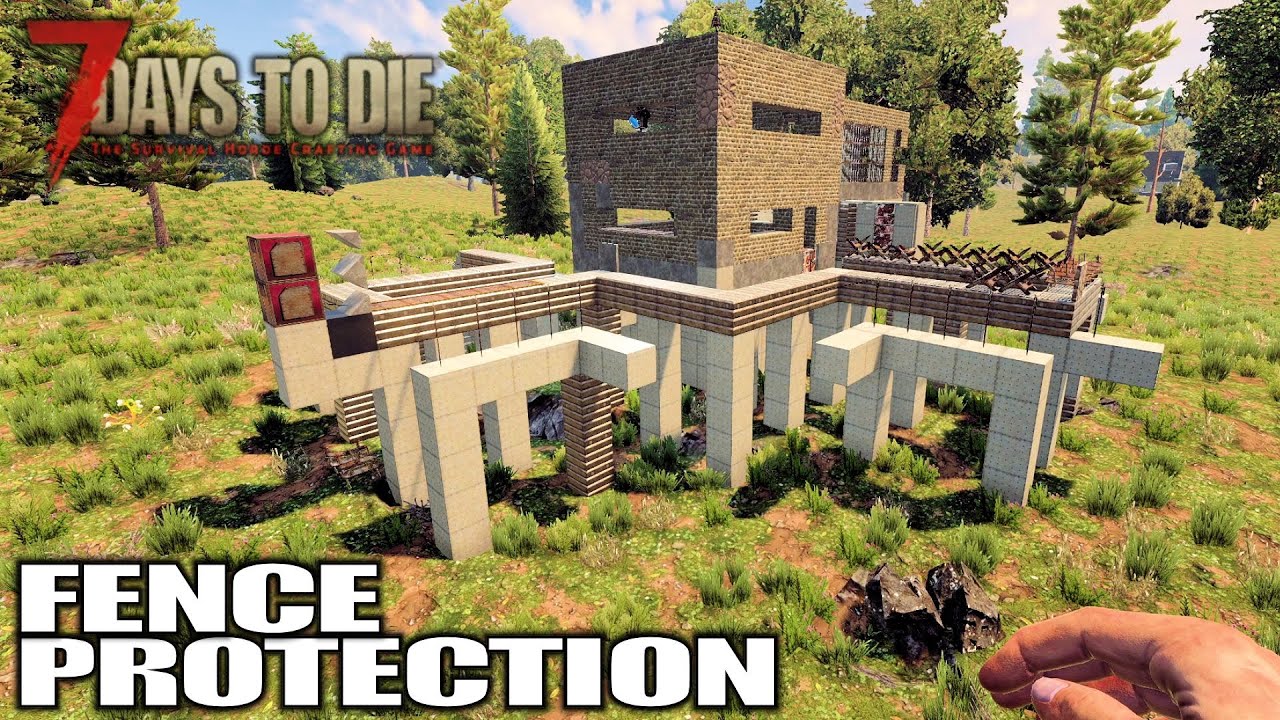 Gotta Defend Those Fences | 7 Days to Die Gameplay | E60 - YouTube