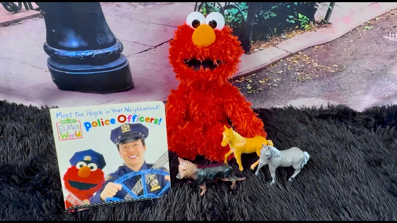 Sesame Street 🚓 Elmo’s World 🚨 🚔 POLICE OFFICERS 🚨 Read Along With KD ...