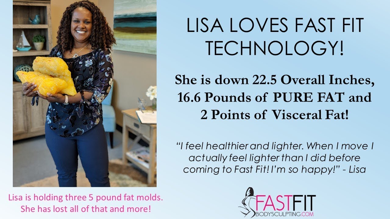 Lisa Loves Fast Fit Body Sculpting Technology! - YouTube