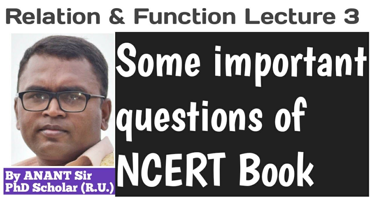 Relation & function Lecture 3 - YouTube