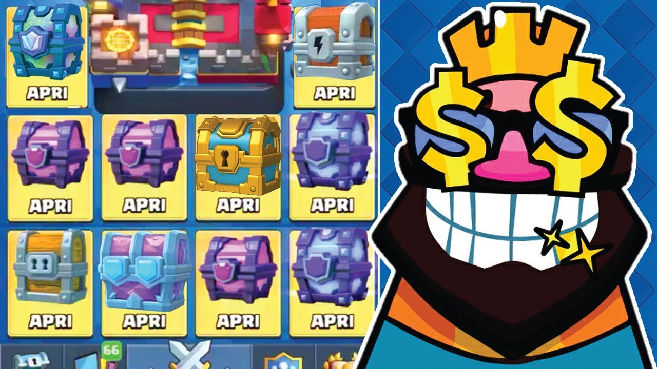 MEGA CHEST OPENING SU CLASH ROYALE!! - YouTube