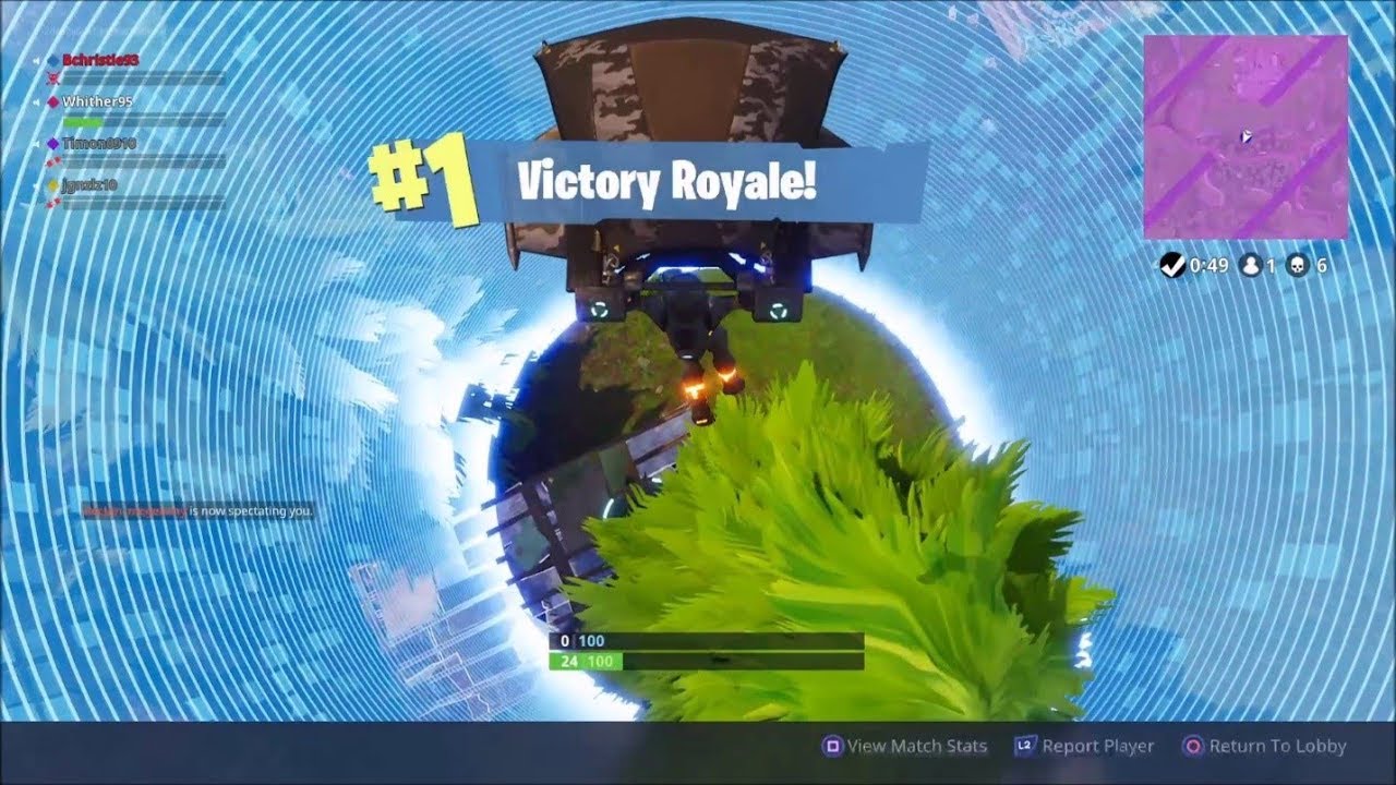 6 Kill Squad Win - Final Circle 1v3 - 10 Tick Storm - Fortnite Battle ...