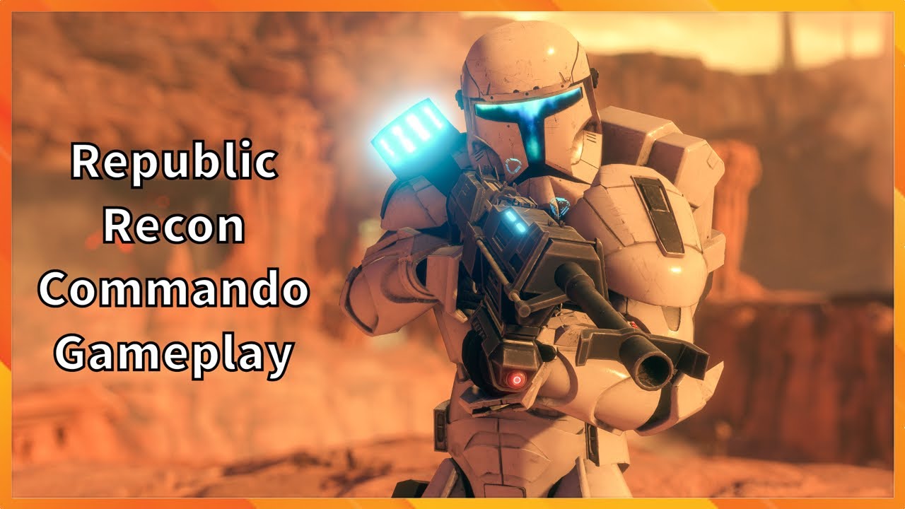 Republic Recon Commando Gameplay Star Wars Battlefront 2 - YouTube