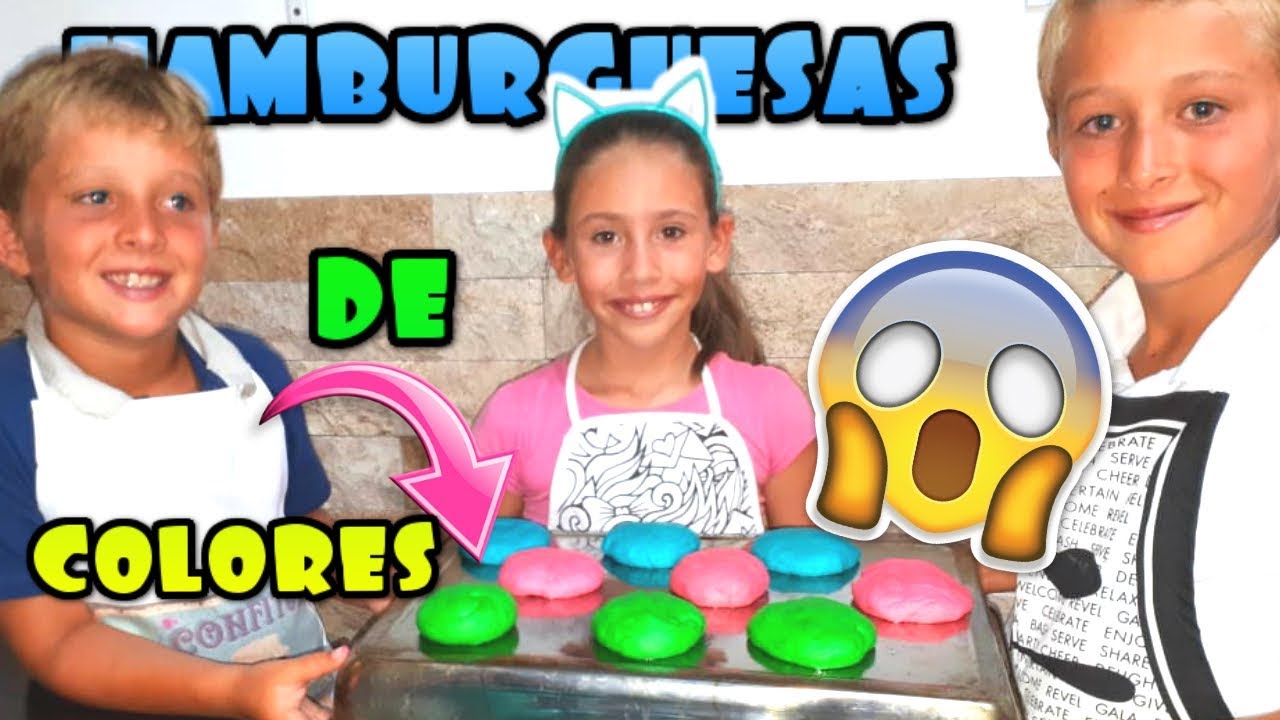 Hamburguesas de colores 🍔 COLORBURGUERS - Marti Aragon - YouTube