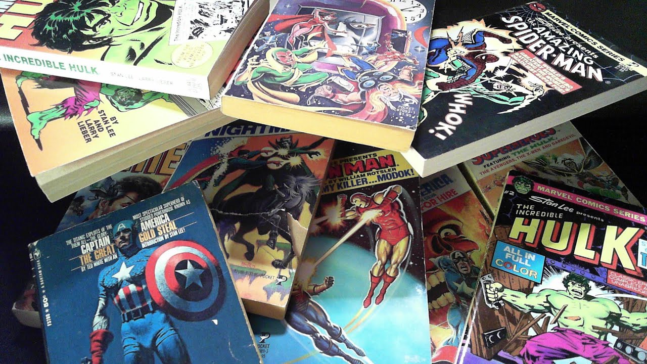 Marvel's Pocket Books! Newspaper Strips! Prose novels! Comic Reprints ...