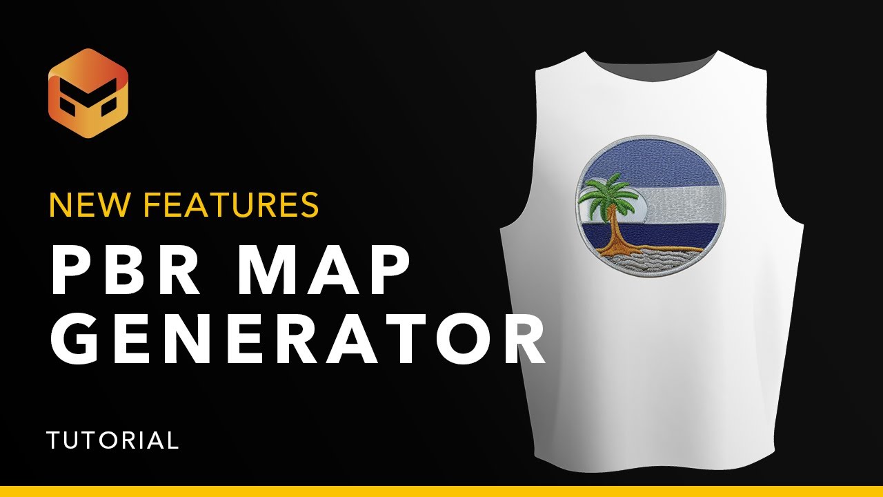 Marvelous Designer 2024.1: PBR Map Generator - YouTube