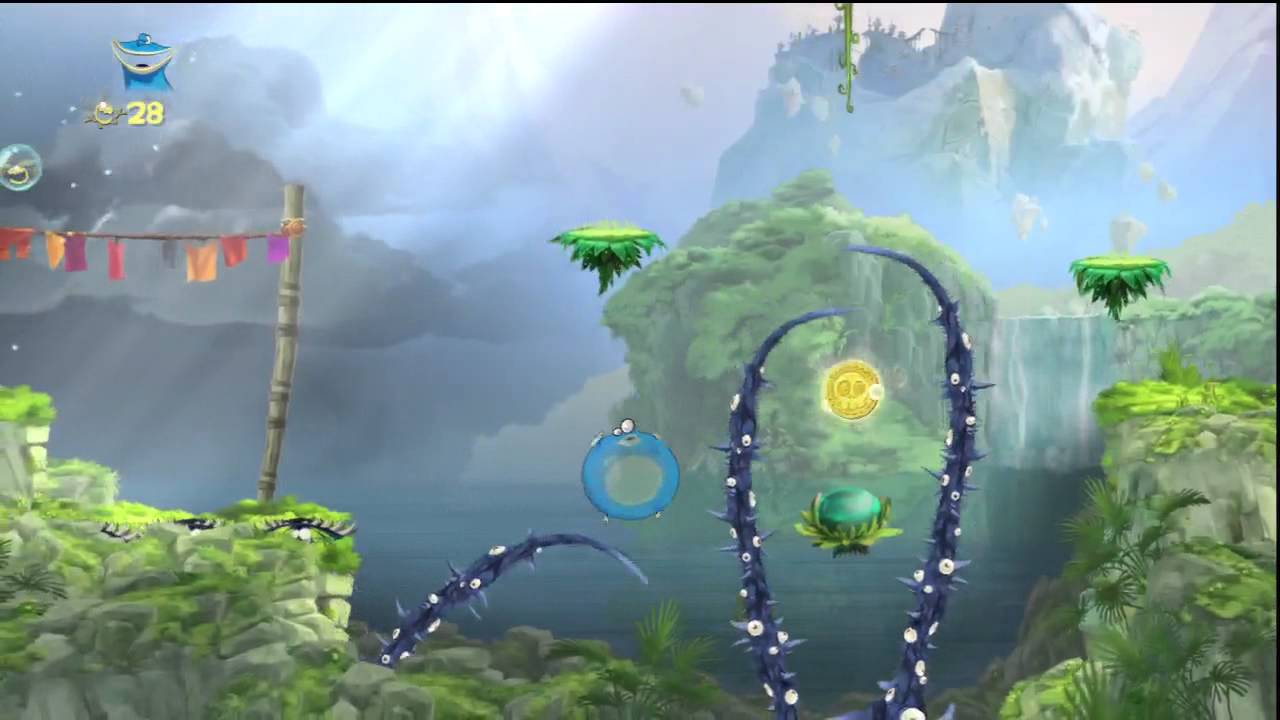 Rayman Origins Walkthrough Part 25 - YouTube