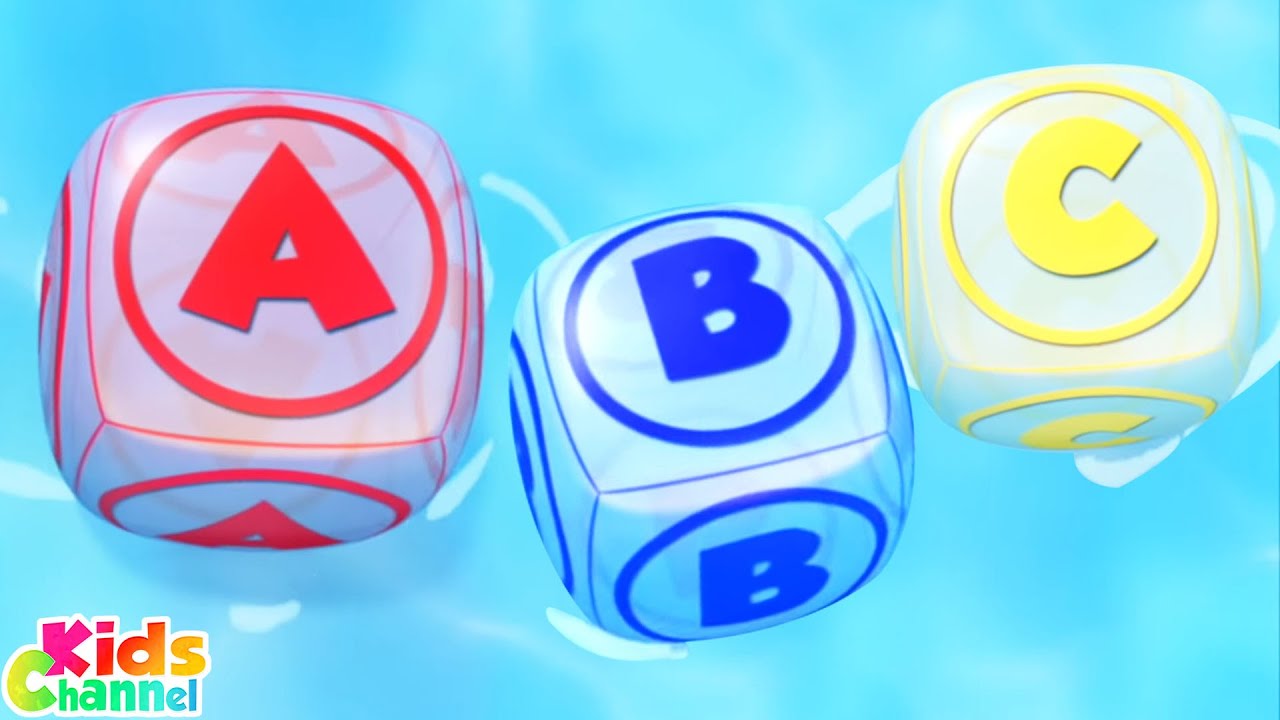 Abc Floating In Swimming Pool, Learn A to Z, Learning Videos for ...