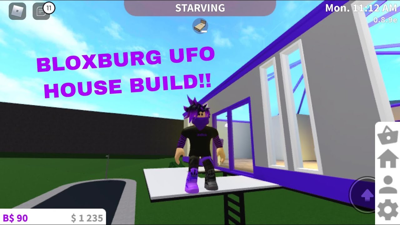 Bloxburg UFO House Build - YouTube