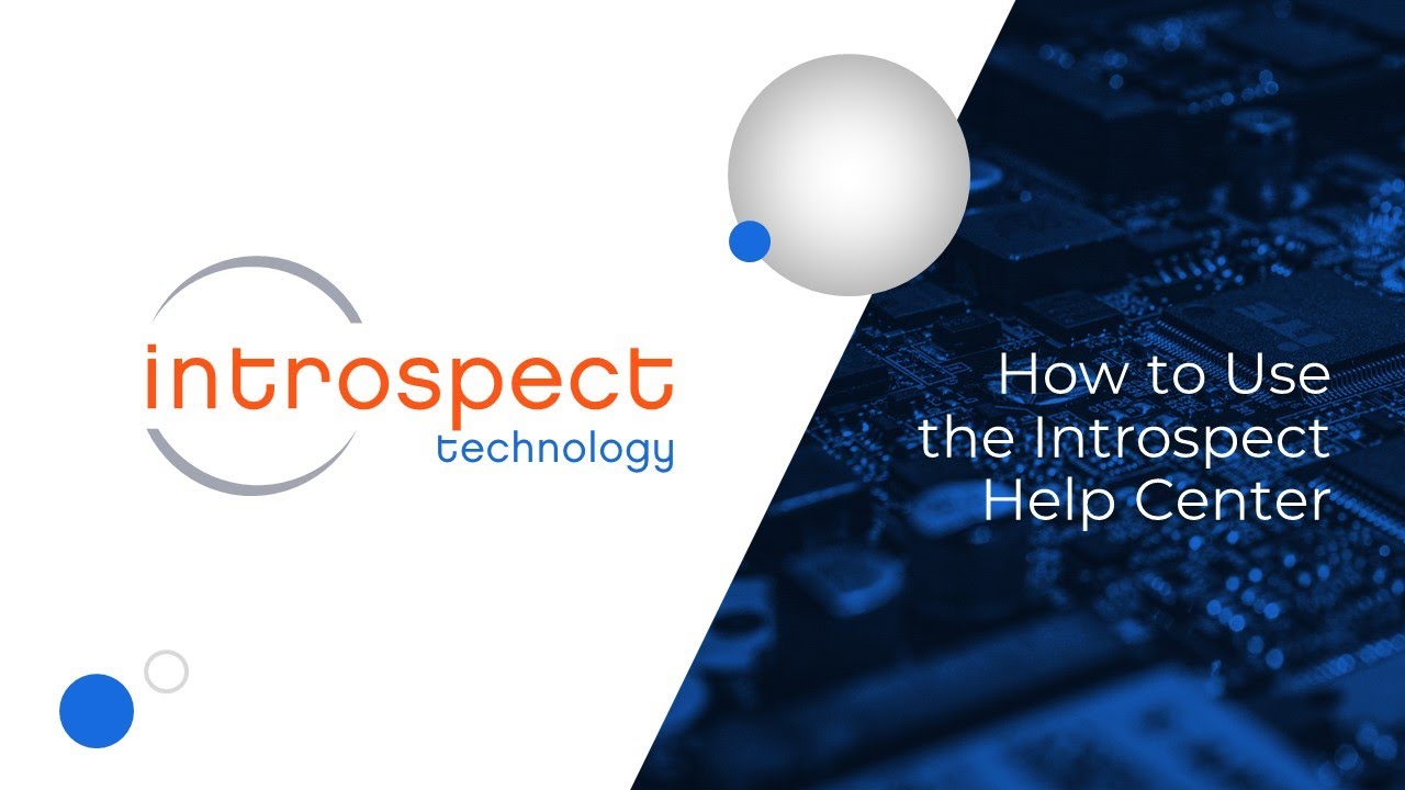 How to Use the Introspect Help Center - YouTube