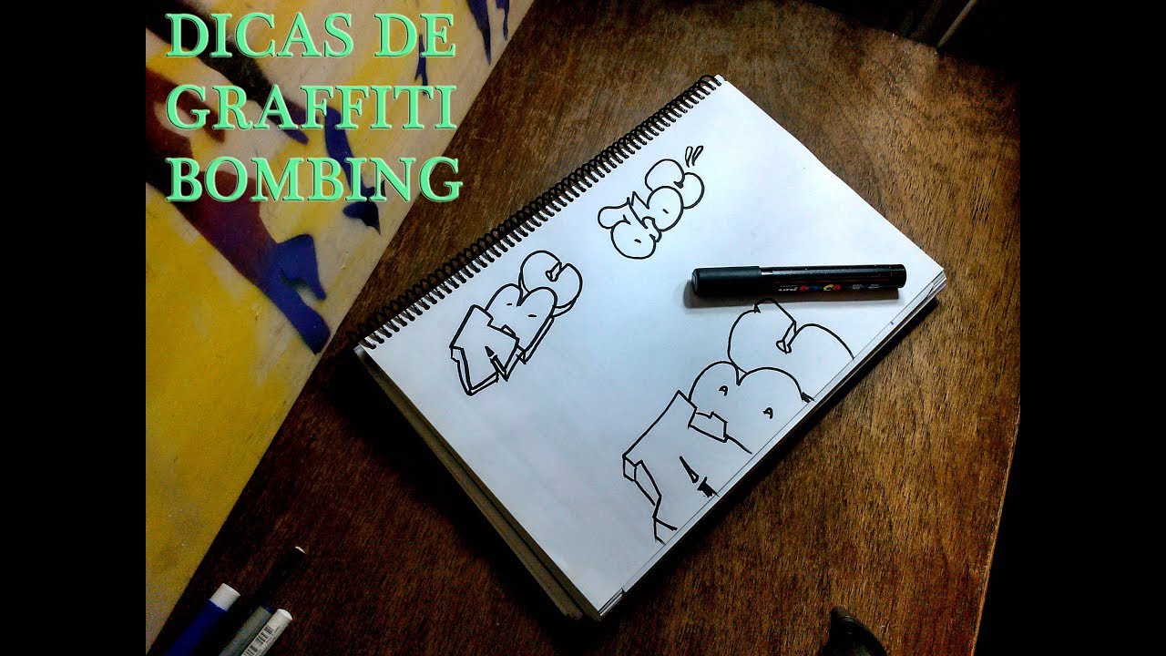 TUTORIAL DE GRAFFITI - Dica de como criar GRAFFITI/THROW UP - YouTube