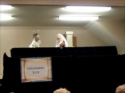 The Angel Gabriel Visits Mary - Christmas Christian Puppet Skit ...