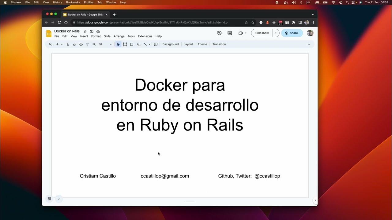 Docker para desarrollar con Ruby on Rails - YouTube