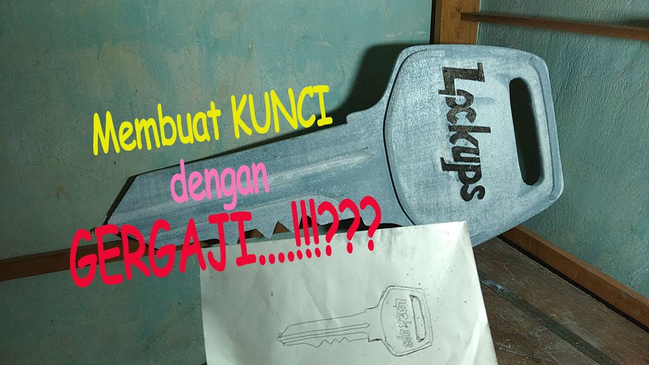 cara membuat kunci simbolis - YouTube