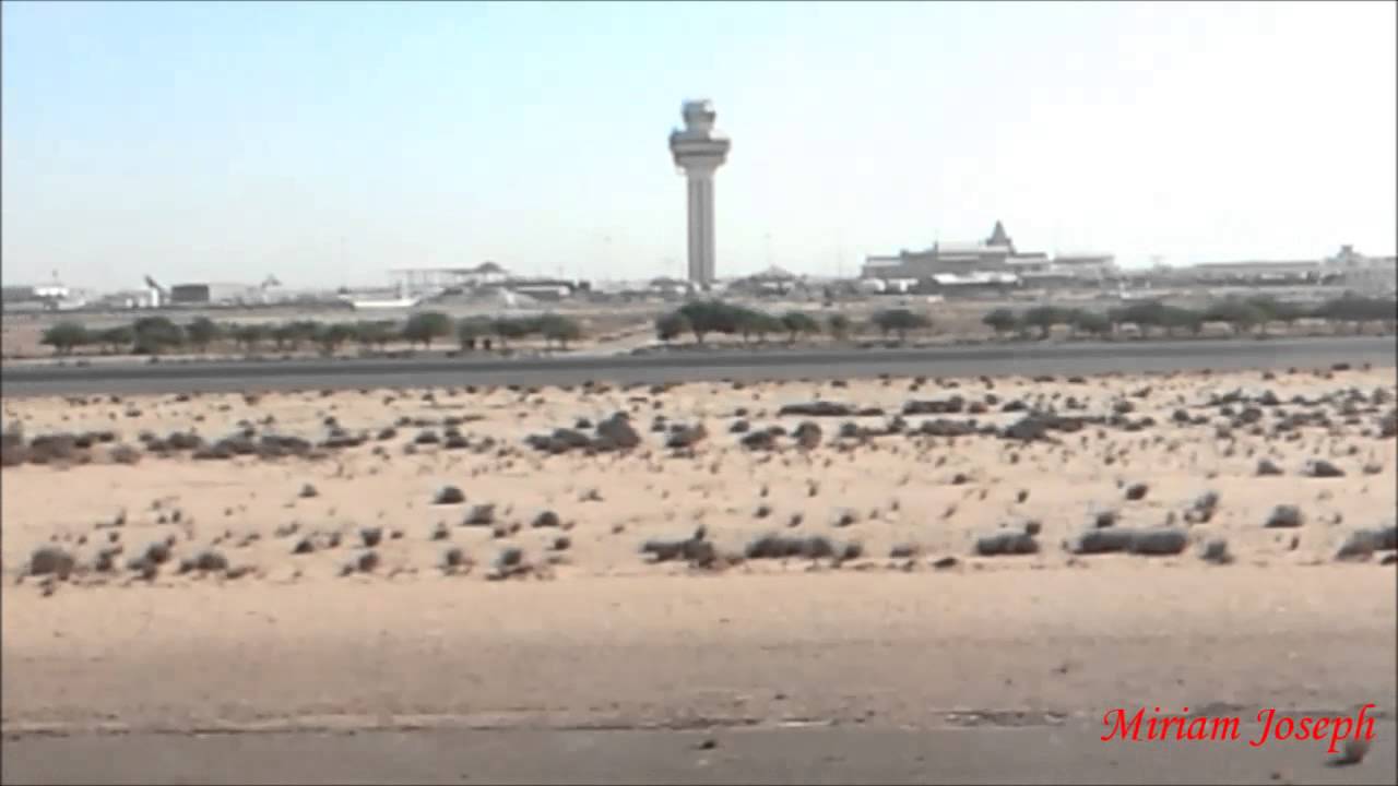 Kuwait Airways Landing At Kuwait International Airport - YouTube