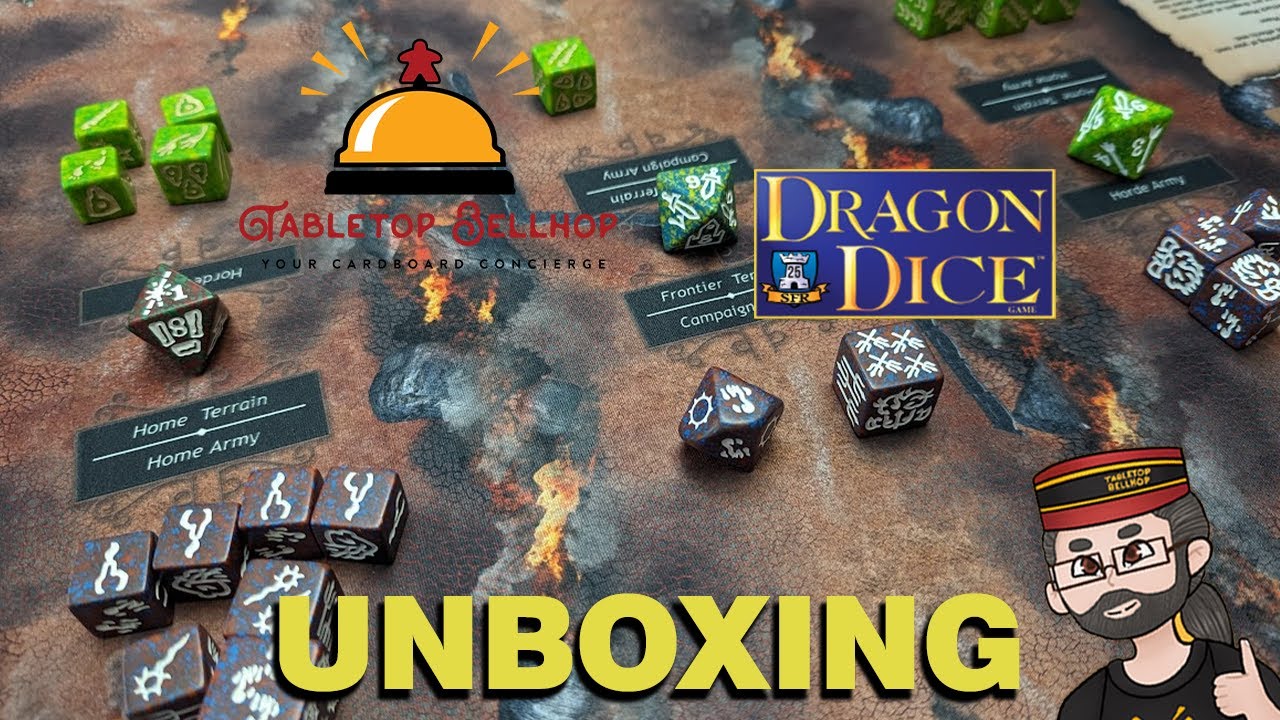 Unboxing the Dragon Dice 2 Player Starter Set Firewalker and Treefolk ...