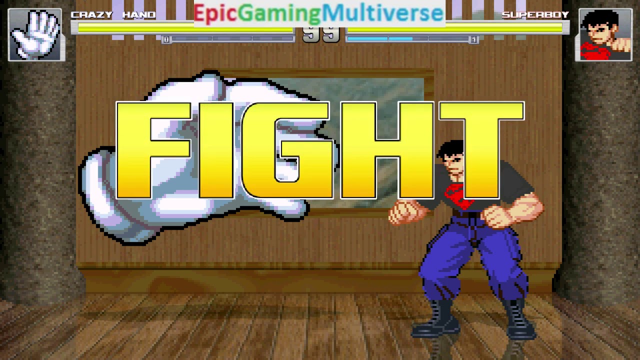 Superboy VS Crazy Hard On The Hardest Difficulty In A MUGEN Match ...