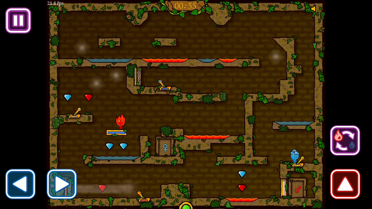 Fire Boy And Water Girl Mobile Gameplay Chapter 10 - YouTube