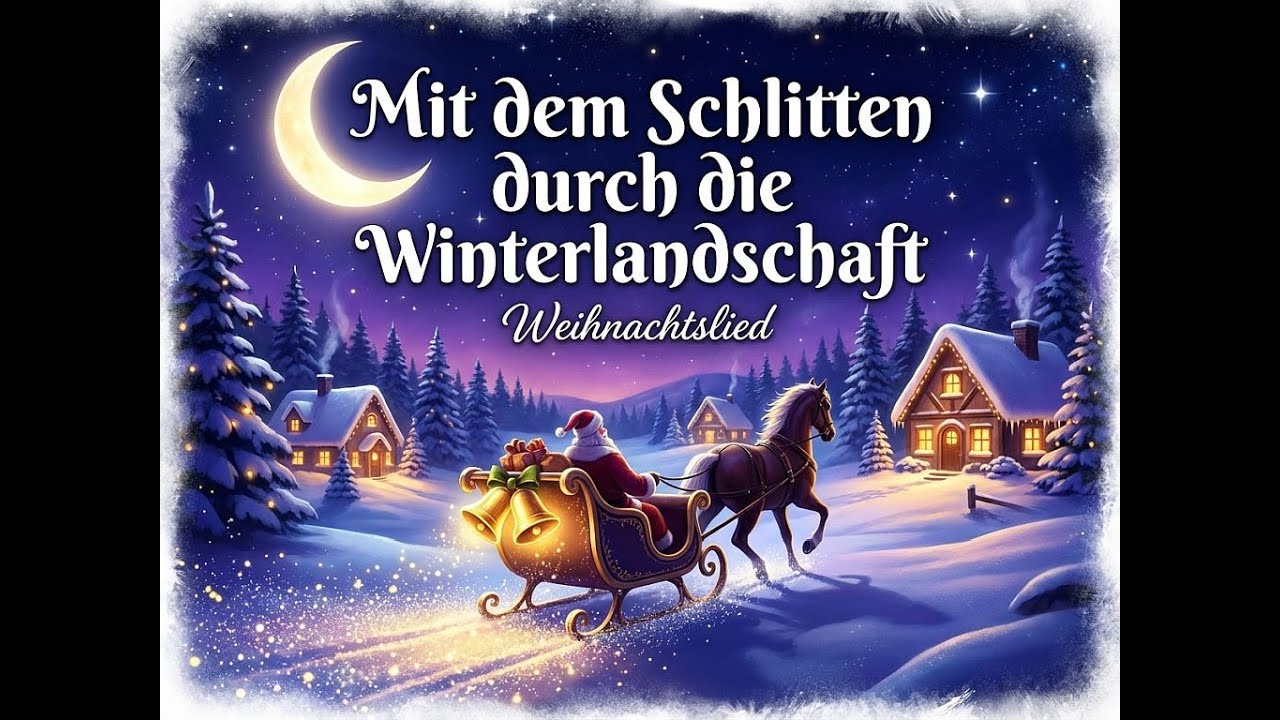 🎄 „Mit dem Schlitten durch die Winternacht“ – Weihnachtslied | Bennys ...