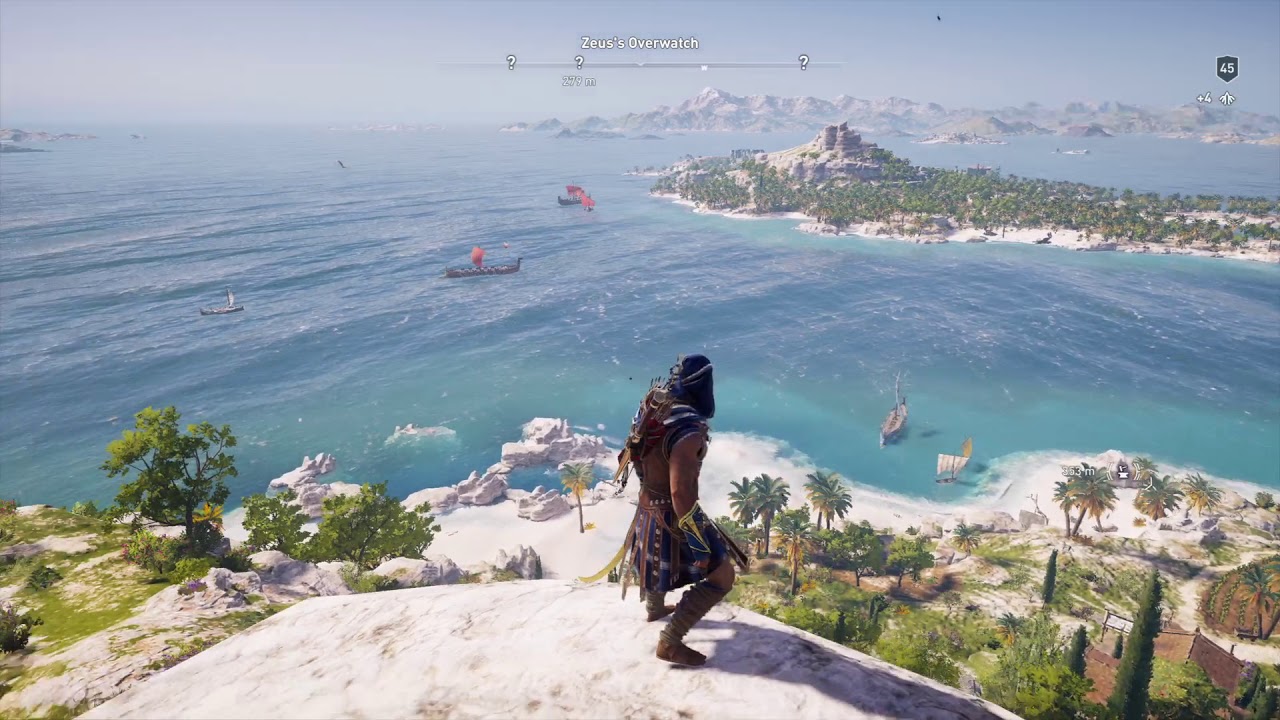 Assassin's Creed® Odyssey ps4 pro Zeus's overwatch - YouTube