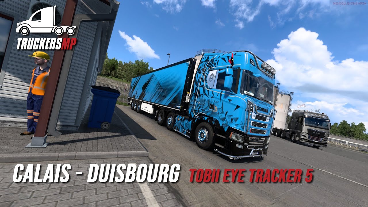 Calais - Duisburg sur TruckersMP | ETS 2 Tobii Eye Tracker 5 # ...