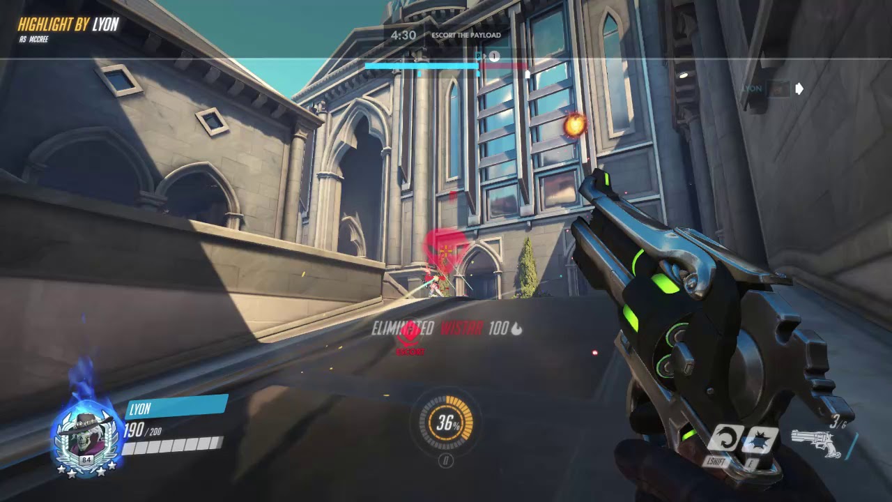 Overwatch McCree highlight with Logitech G502 LIGHTSPEED Wireless ...