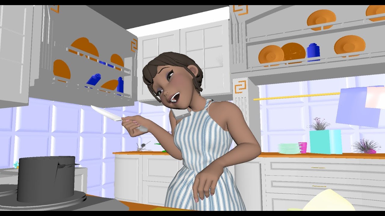(Amanda rig) animation test dialog - YouTube