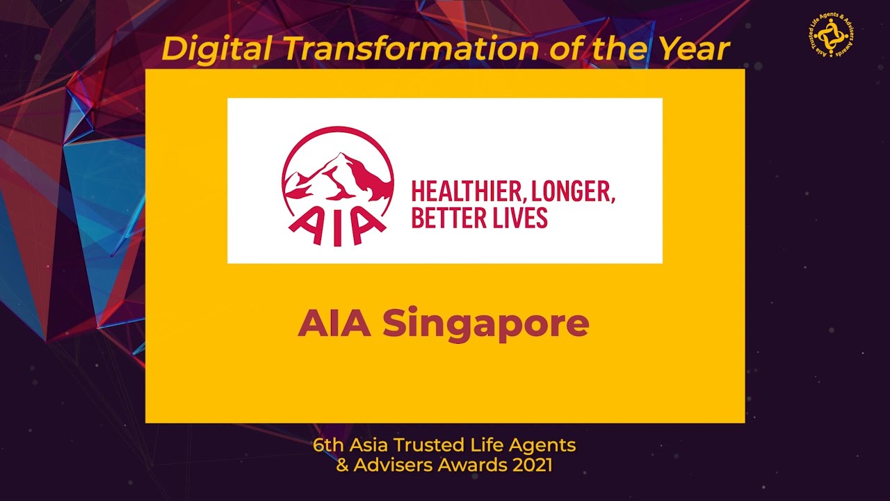 Digital Transformation of the Year 2021 - AIA Singapore - YouTube