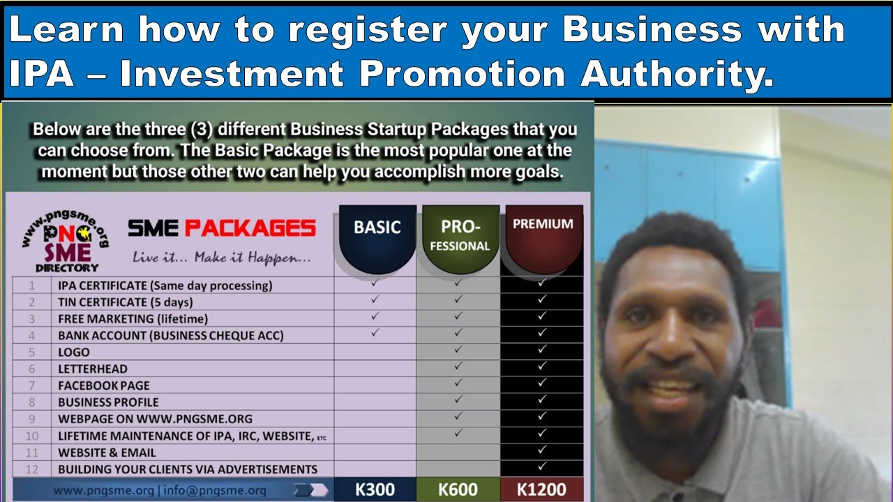 Learn How to Register your Business with IPA - YouTube