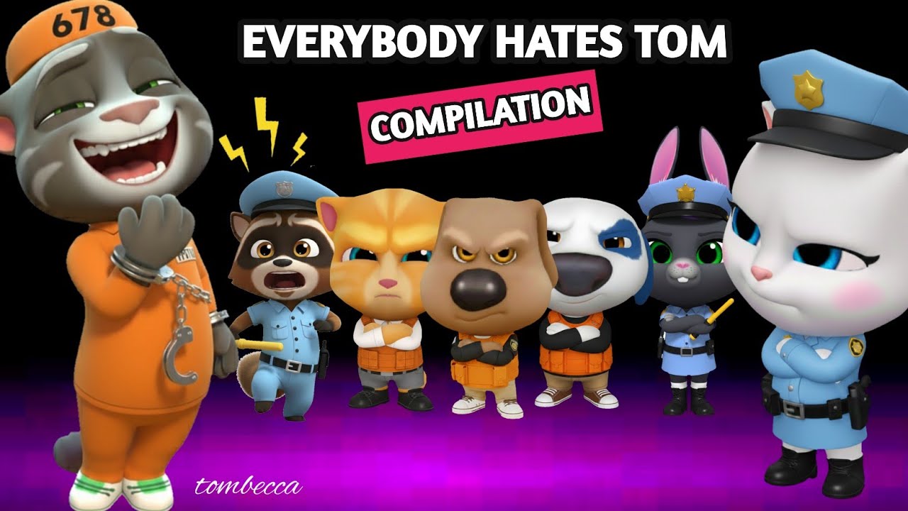 My Talking Tom Friends World - EVERYBODY HATES TOM COMPILATION - YouTube