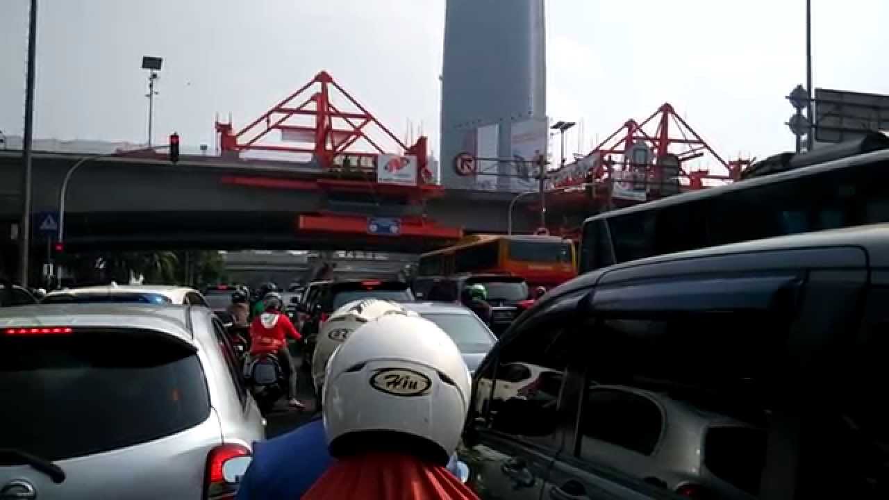 Kuningan Flyover Bridge Project Activity - Jakarta - YouTube