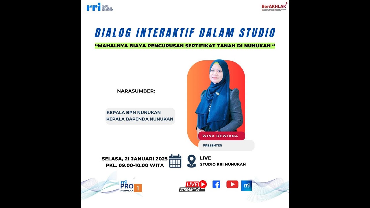 DIALOG INTERAKTIF DALAM STUDIO - Selasa, 21 Januari 2025 - YouTube