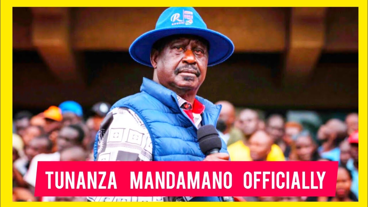 RAILA ODINGA!!NEXT WEEK AZIMIO TUKO KWA MANDAMANO OFFICIAL - YouTube