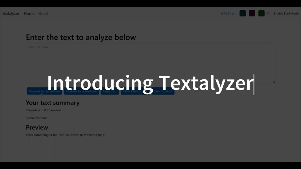 Textalyzer - Your Ultimate Text Analysis Tool - YouTube