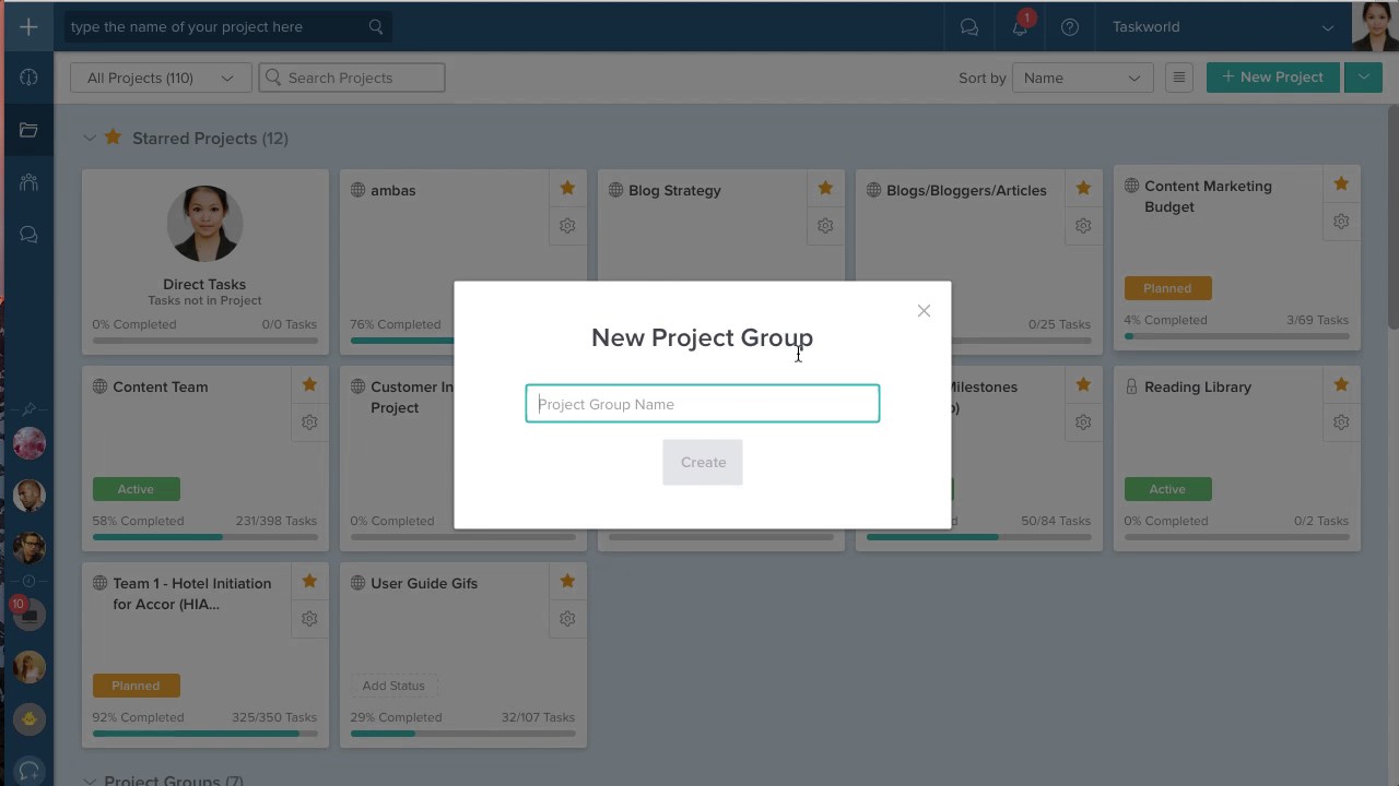 Creating a Project Group 1 - YouTube